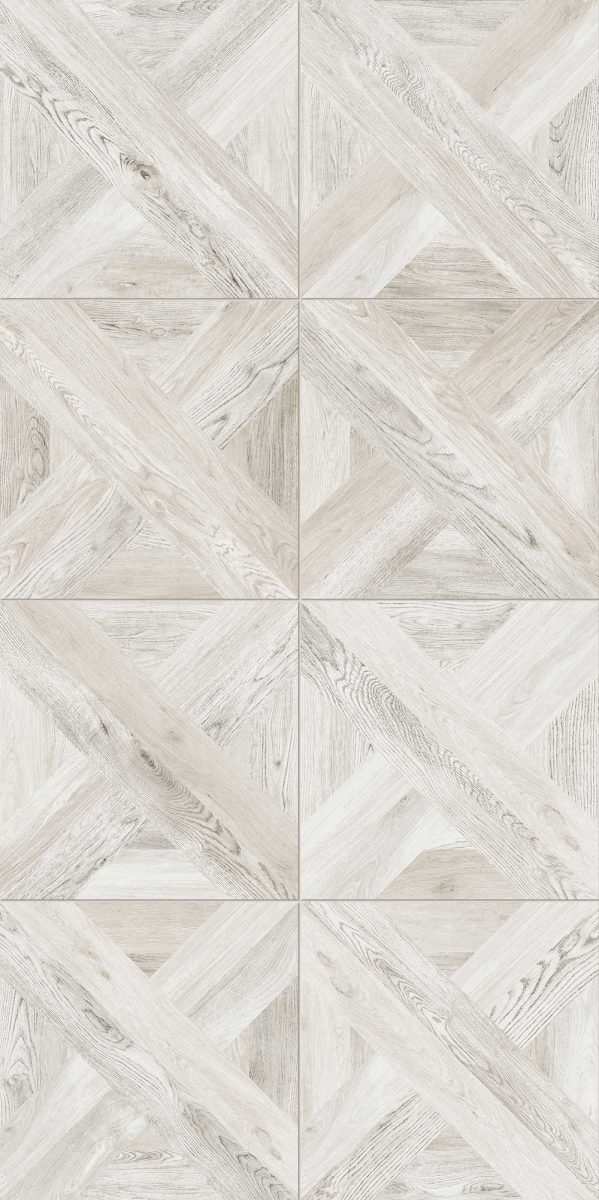 French Parquet Bianco Porcelain Tiles - Full Circle Ceramics